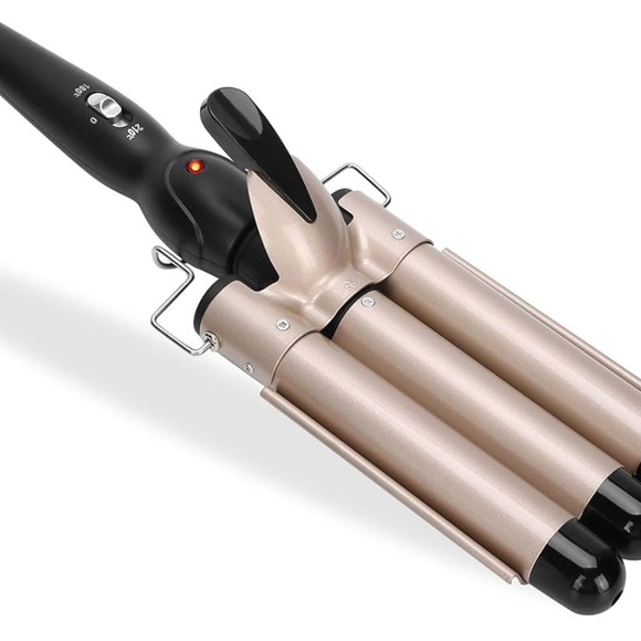 Hair | Triple Barrel Hair Curler Black And Tan | Poshmark